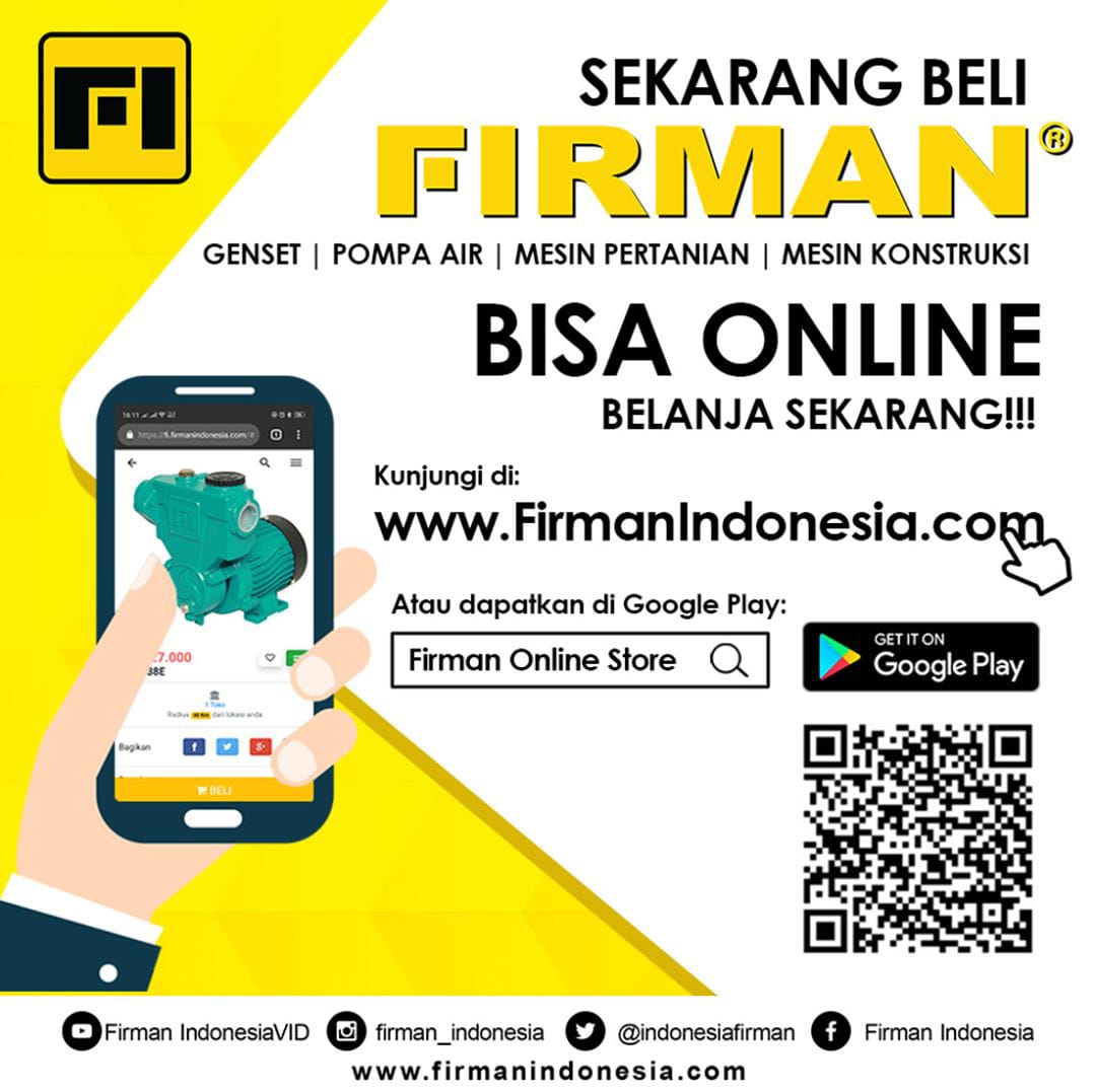 Website Jual Beli Produk Genset, Pompa, DLL - Firman Online Store
